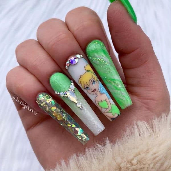 50+ Magical Disney Nails To Give You Inspiration! - Prada & Pearls