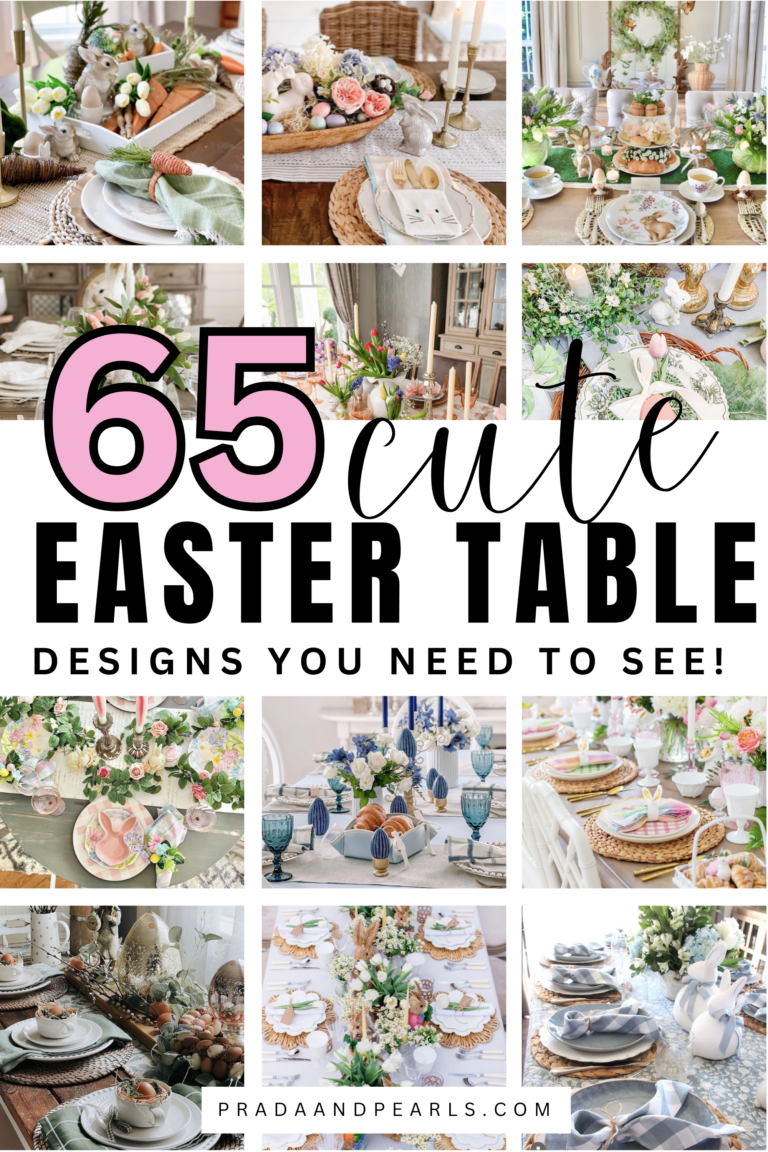 65+ Easter Tablescapes You Need To Recreate Now! - Prada & Pearls